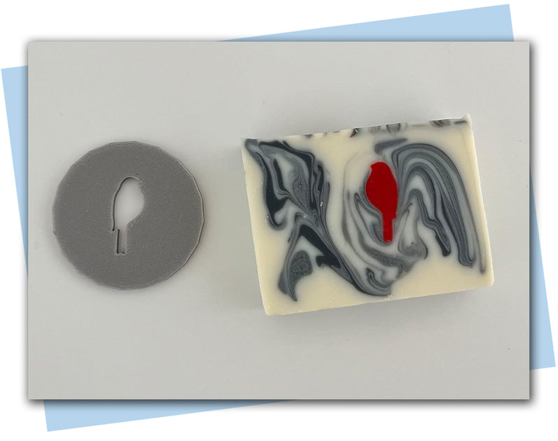 Bird Extruder Disc (Simple) | Jennifer's Handmade Soap
