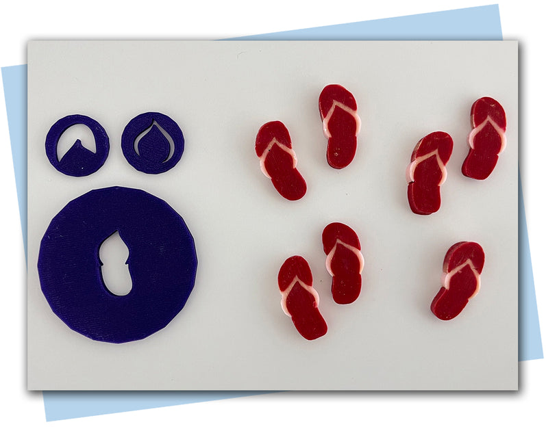 Large Flipflop Extruder Disc | Jennifer's Handmade Soap