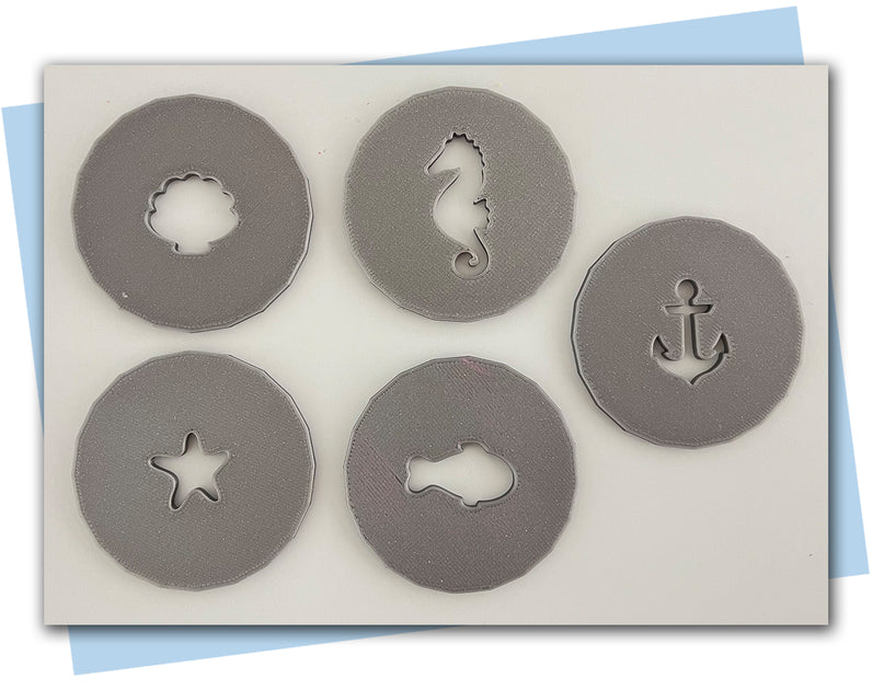 Large Ocean Elements Extruder Disc | Jennifer's Handmade Soap