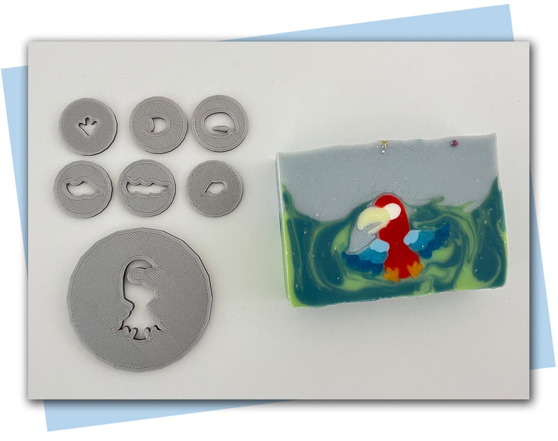 Parrot Version 2 Extruder Disc | Jennifer's Handmade Soap